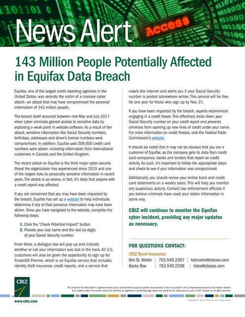 Equifax data breach | PPTX