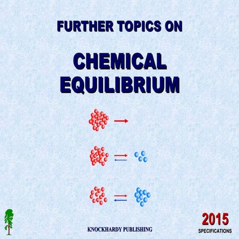 EQUILIBRIUM of reversible reactions in chemistry | PPT