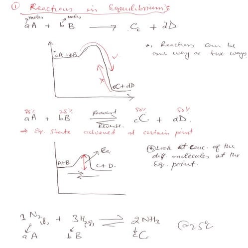 Equilibrium reactions | PDF | Chemistry | Science