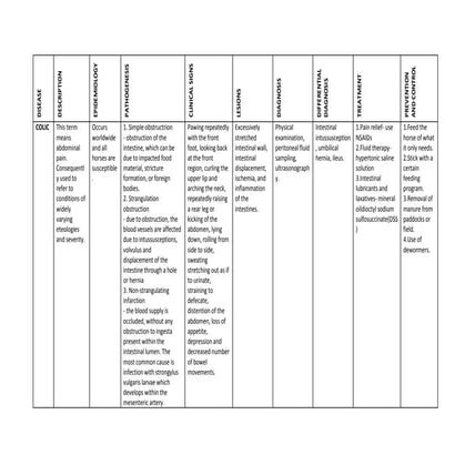 Equine colic(digestive disease) | PPT