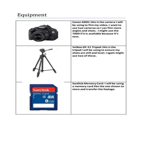 Equipment | PDF