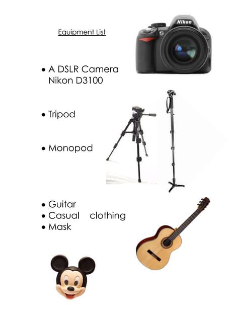 Equipment list | DOCX