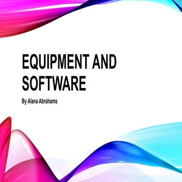 Equipment list | PPTX