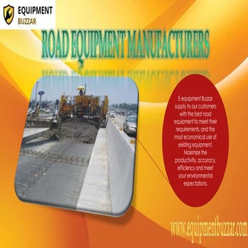 Road Equipment Manufacturers | PPTX