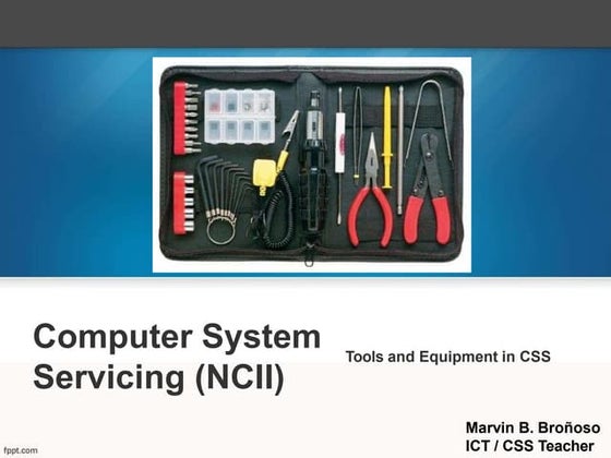 TLE - COMPUTER SYSTEMS SERVICING - HAND TOOLS | PPTX | Computer Peripherals | Computing