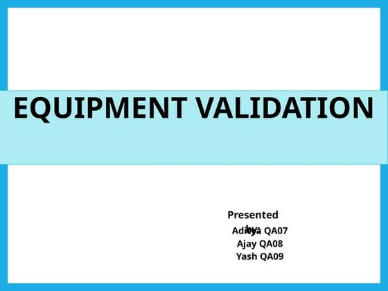 Difference between calibration & validation | PPTX | Pharmaceutical Industry | Industries
