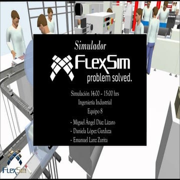 Simulador FlexSim - Simulación | PDF | Business and Finance