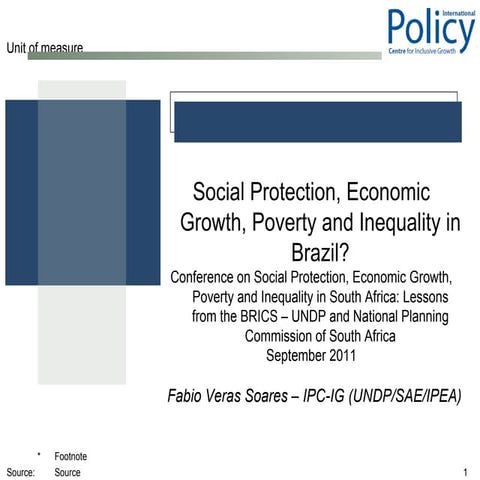 Social Protection, Economic Growth, Poverty and Inequality in Brazil ...