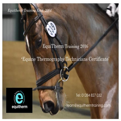 Equitherm Equine Thermography Training brochure 2016 | PDF