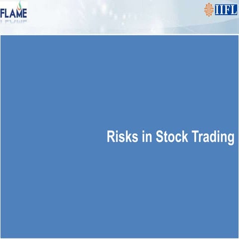 Equity - Types of Risk | PPTX