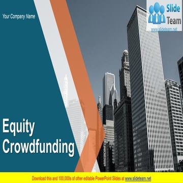 Equity Crowdfunding PowerPoint Presentation Slides | PDF | Business ...