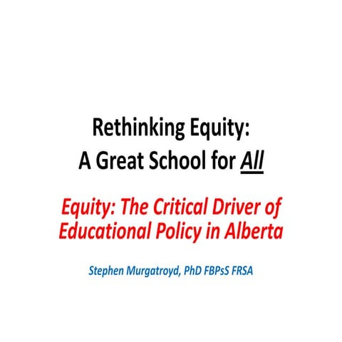 Equity presentation 2014 | PPTX