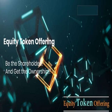 Equity token offering | PPTX