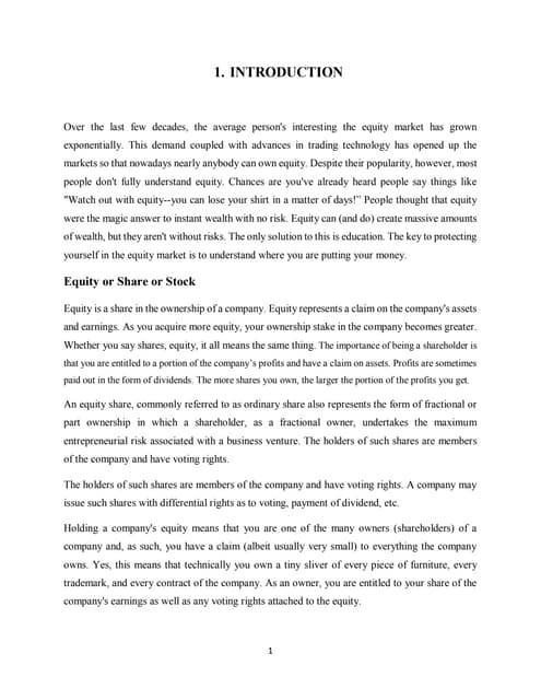 Basics of Stock Market for beginners pptx | PPTX