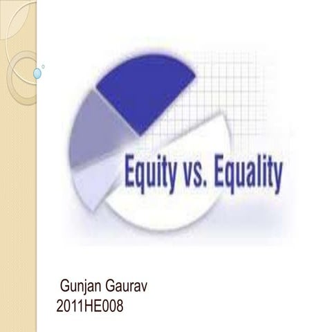 Equity vs equality | PPTX