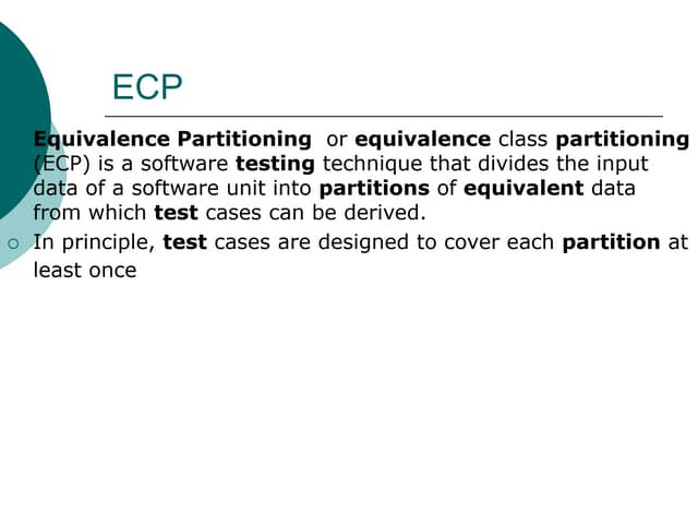 Equivalence Partition Testing Notes 17122022 083818pmpptx