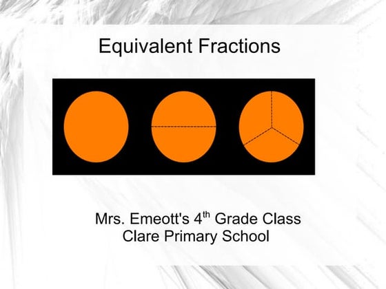 Equivalent fractions powerpoint ppt | PPT | Education