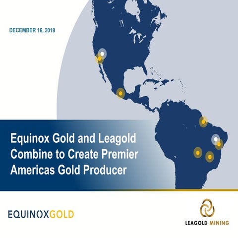 Equinox Gold Corporate Presentation