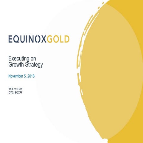 Equinox Gold Corporate Presentation | PDF