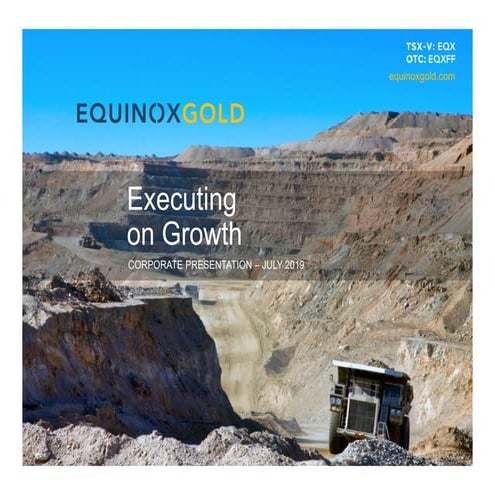 Equinox Gold Corporate Presentation | PDF
