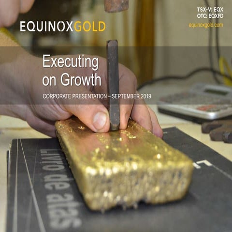 Equinox Gold Corporate Presentation | PPT