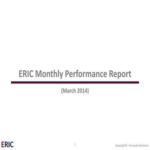 ERICAP March 2014 Report | PDF