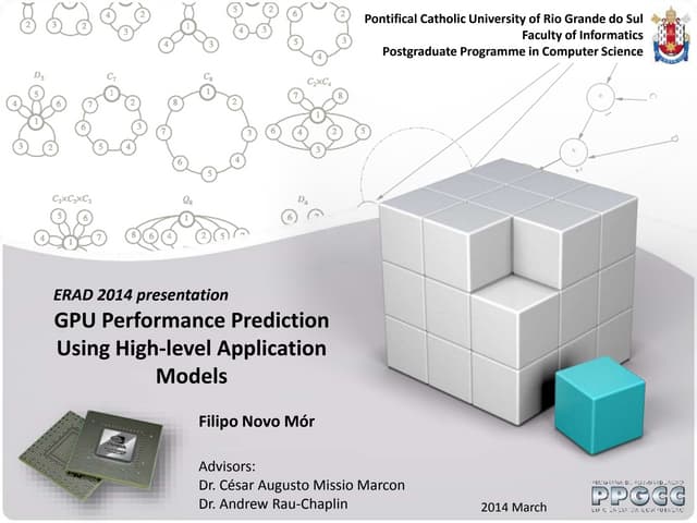 Gpu Performance Prediction Using High Level Application Models Ppt 0637