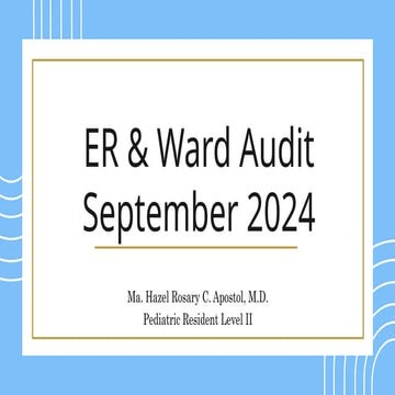 ER AND WARD AUDIT September 2024.pptx