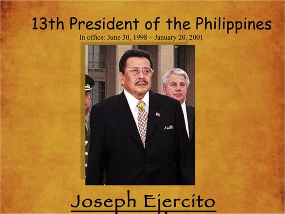 Q4 lesson 30 joseph estrada | PPTX