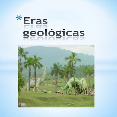 Eras geologicas, ies la jara | PPTX