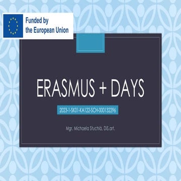 ERASMUS_+_DAYS powerpoint presentationEU | PPTX