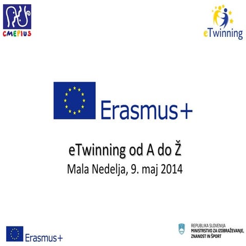 Program Erasmus+ in akcija eTwinning | PPT