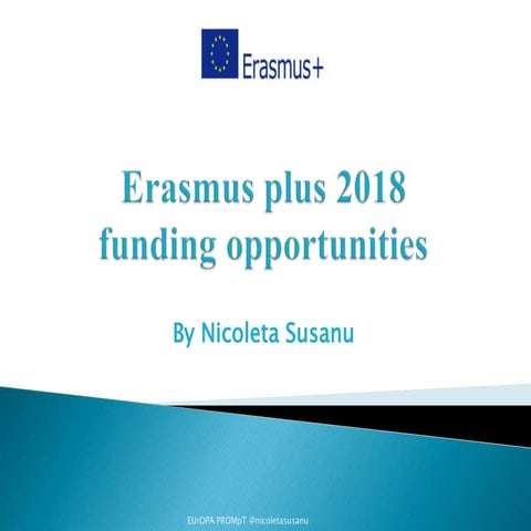 Erasmus plus 2018 funding | PPTX
