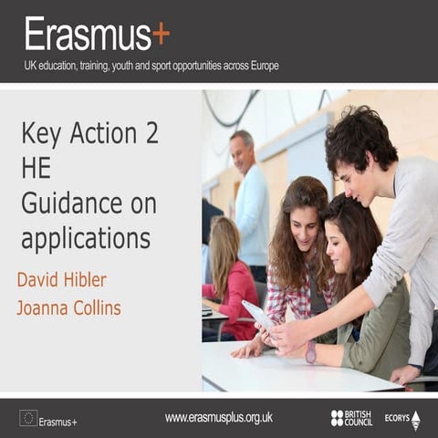 Erasmus+ webinar presentation ka2 he jc | PPT