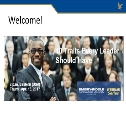 Embry-Riddle webinar april 2017 Leadership Traits | PPTX