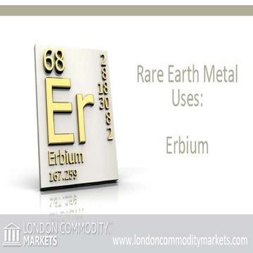 Rare earth element Erbium | PDF