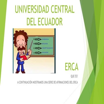 metodología de aprendizaje ERCA | PPTX
