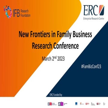 ERC_ IFB Research Foundation event .pptx