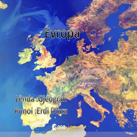 Rajonet e Europes | PPTX