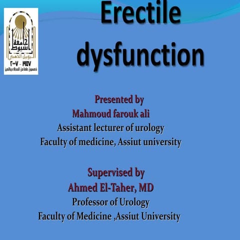 Erectile dysfunction | PPT