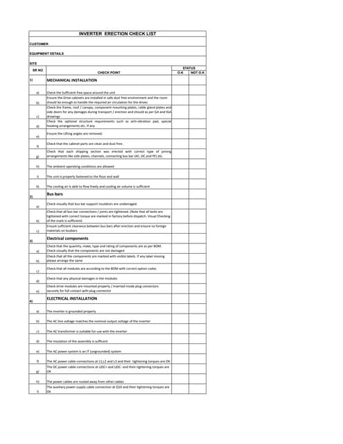Engineering Drawings required for Solar Projects | PDF