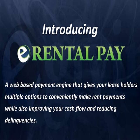 E rental pay presentation 2 | PPTX