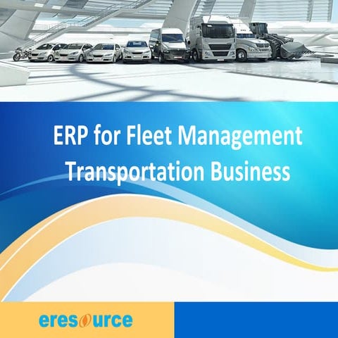 ERP Software for Fleet management | PPT