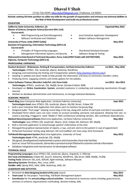 My Resume | PDF
