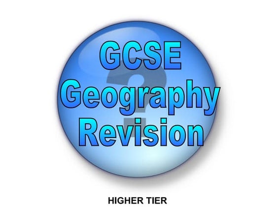 Gcse geography revision checklist | DOC