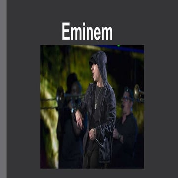 Eminem presentation | PPT