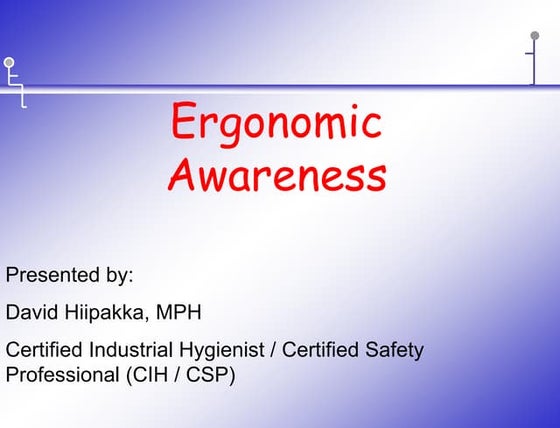 Understanding The Importance Of Ergonomics | PPT