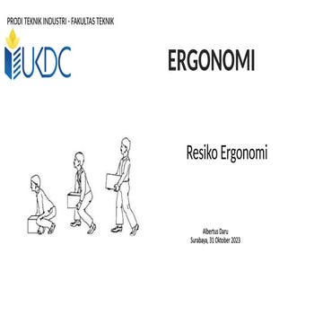 Ergonomi Pertemuan 5 Resiko Ergonomi.pptx