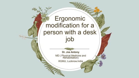EPW001 Ergonomics Programme_FA | PDF