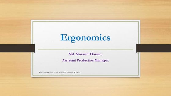 RULA - Rapid Upper Limb Assessment | PPT